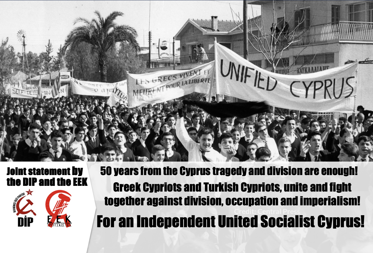 Joint statement by the DIP of Turkey and the EEK of Greece: 50 years ...